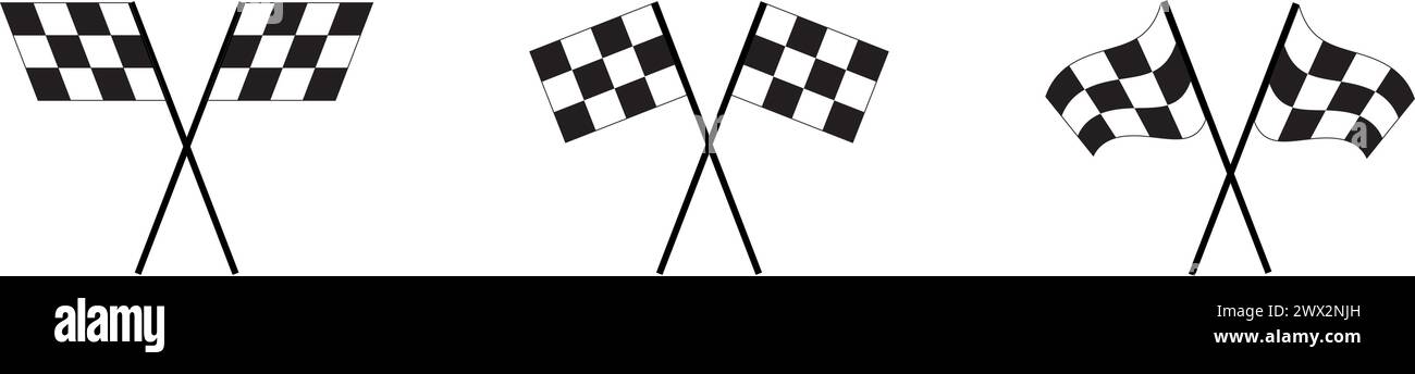 Crossed Checkered Flags