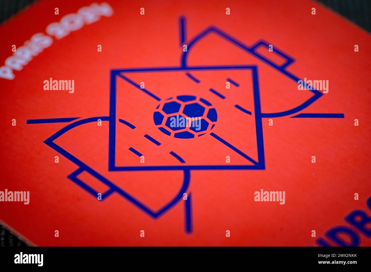 Handball pictogram for paris 2024 summer olympics. Official icon of ...