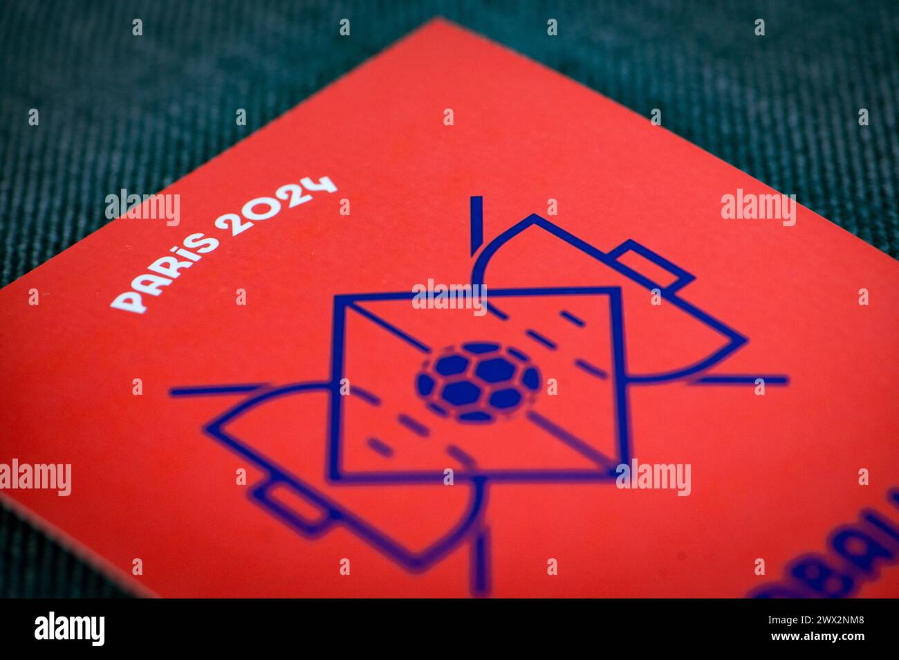 Handball pictogram for paris 2024 summer olympics. Official icon of ...