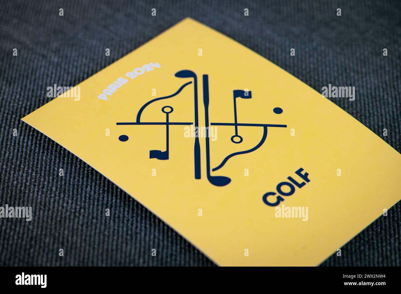 Golf pictogram for paris 2024 summer olympics. Official icon of sport ...