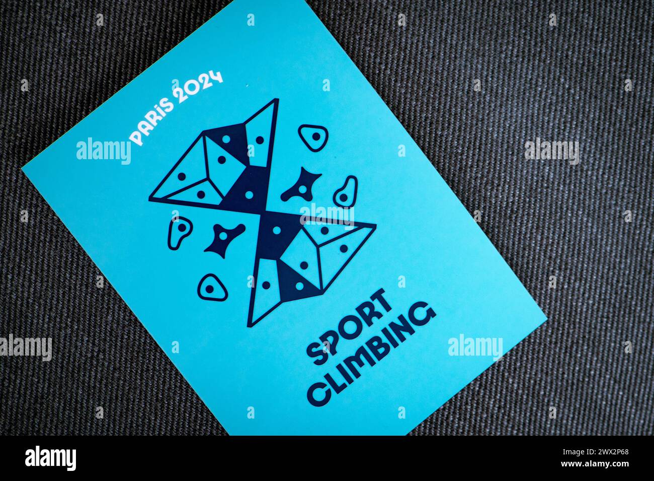 Sport climbing pictogram for paris 2024 summer olympics. Official icon ...