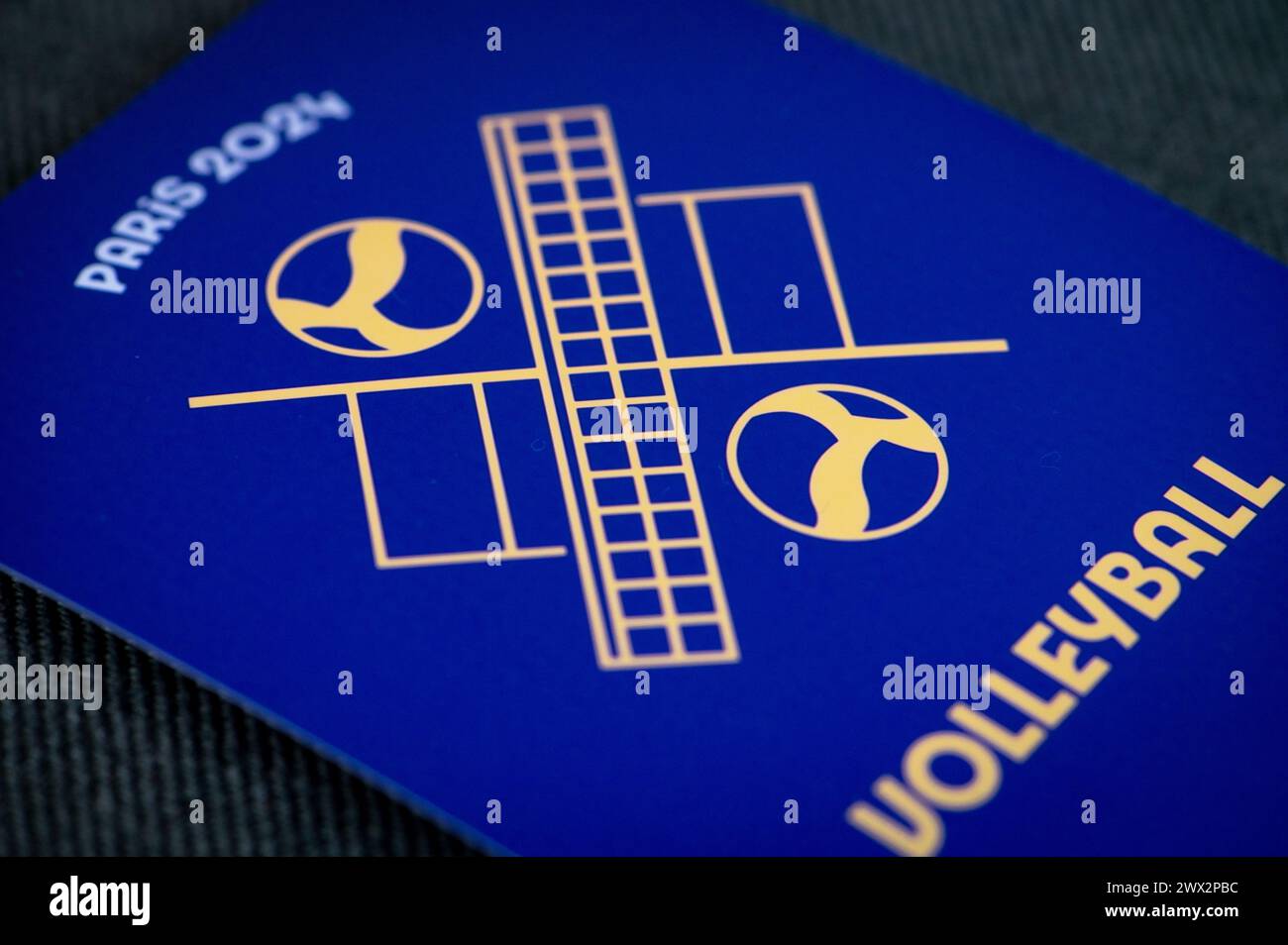 Volleyball pictogram for paris 2024 summer olympics. Official icon of ...