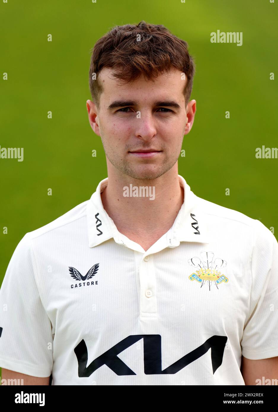 Surrey’s Tom Lawes during a media day at The Oval, London. Picture date ...