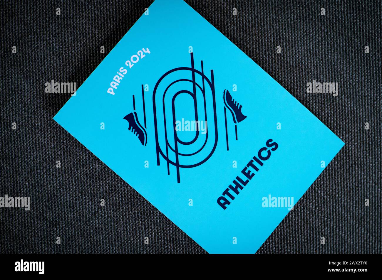 Athletics pictogram for paris 2024 summer olympics. Official icon of ...