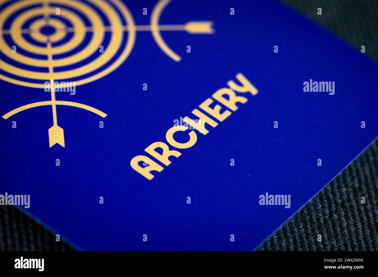 Archery pictogram for paris 2024 summer olympics. Official icon of ...