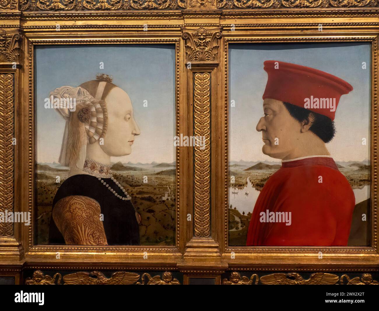 FLORENCE, ITALY - MARCH 24 2024 - The Uffizi Gallery one of the most ...