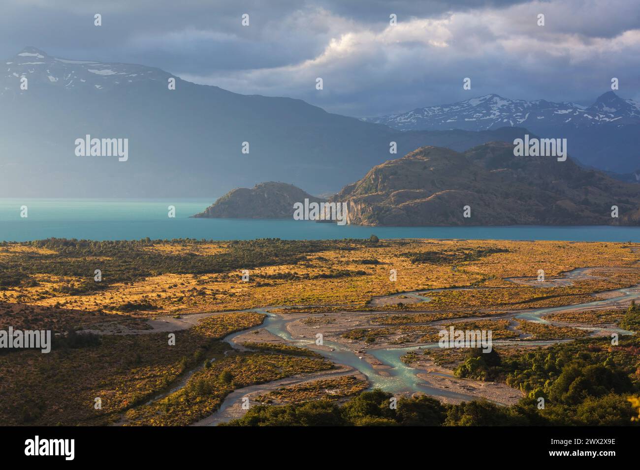 General Carrera Lake, Carretera Austral, Patagonia - Chile. Beautiful ...