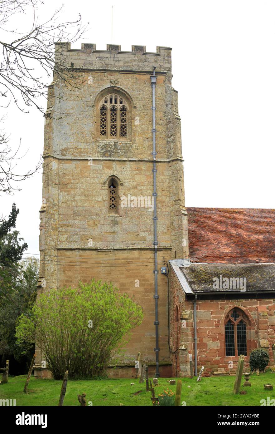 St Peter's church, Powick, Worcester, England, UK Stock Photo - Alamy