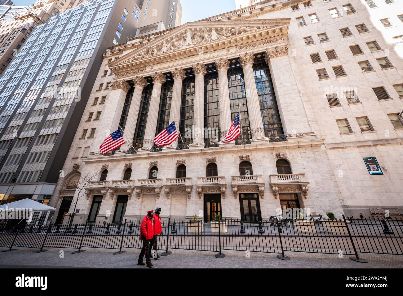 The New York Stock Exchange on Thursday, March 21, 2024 on the first ...
