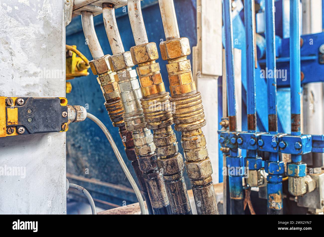 Industrial metal pipes. Fittings, connections for water supply systems ...