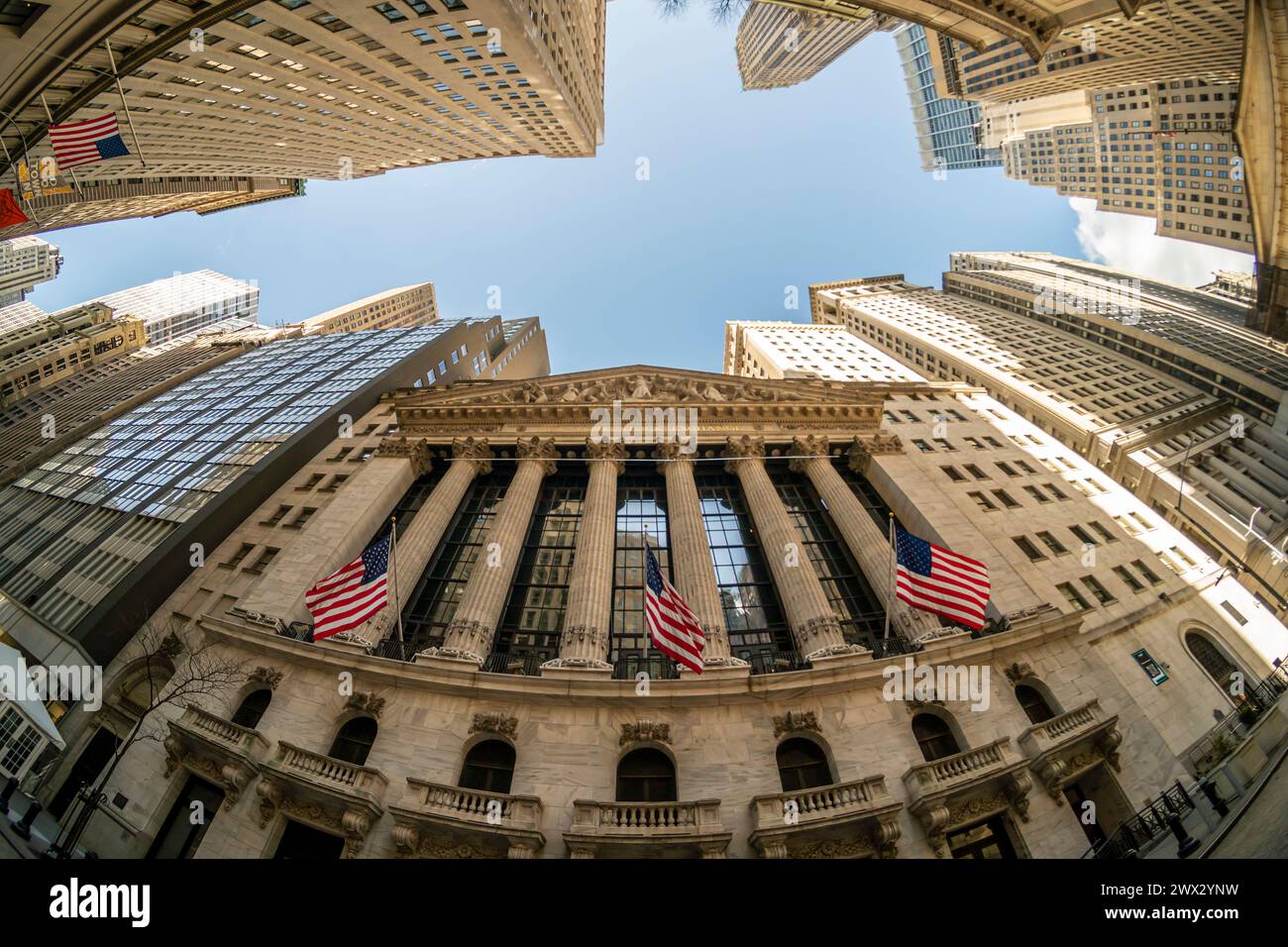 The New York Stock Exchange on Thursday, March 21, 2024 on the first ...
