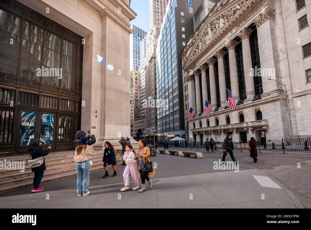 The New York Stock Exchange on Thursday, March 21, 2024 on the first ...