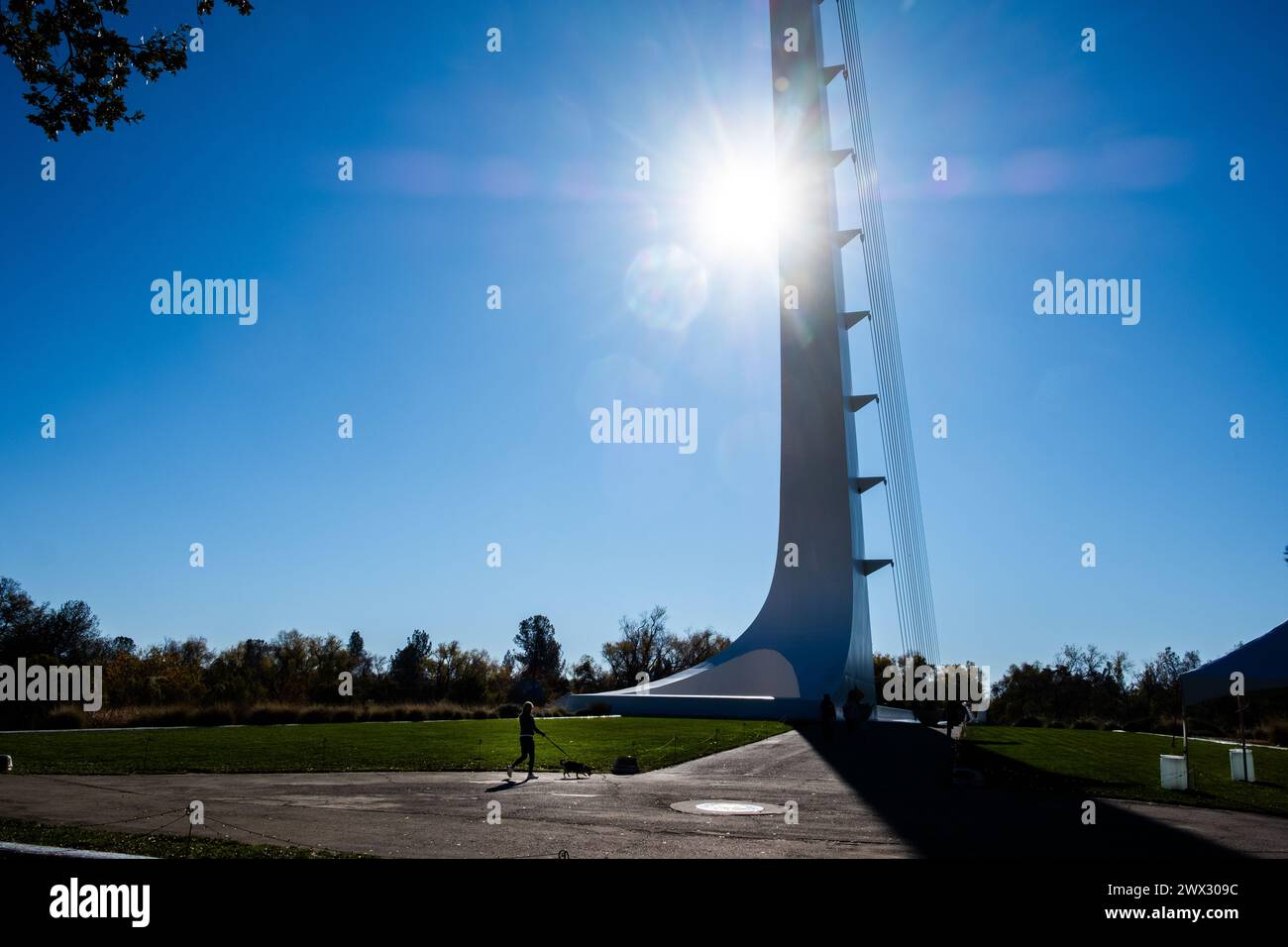 The Sundial Bridge at Turtle Bay is a world-famous pedestrian bridge ...