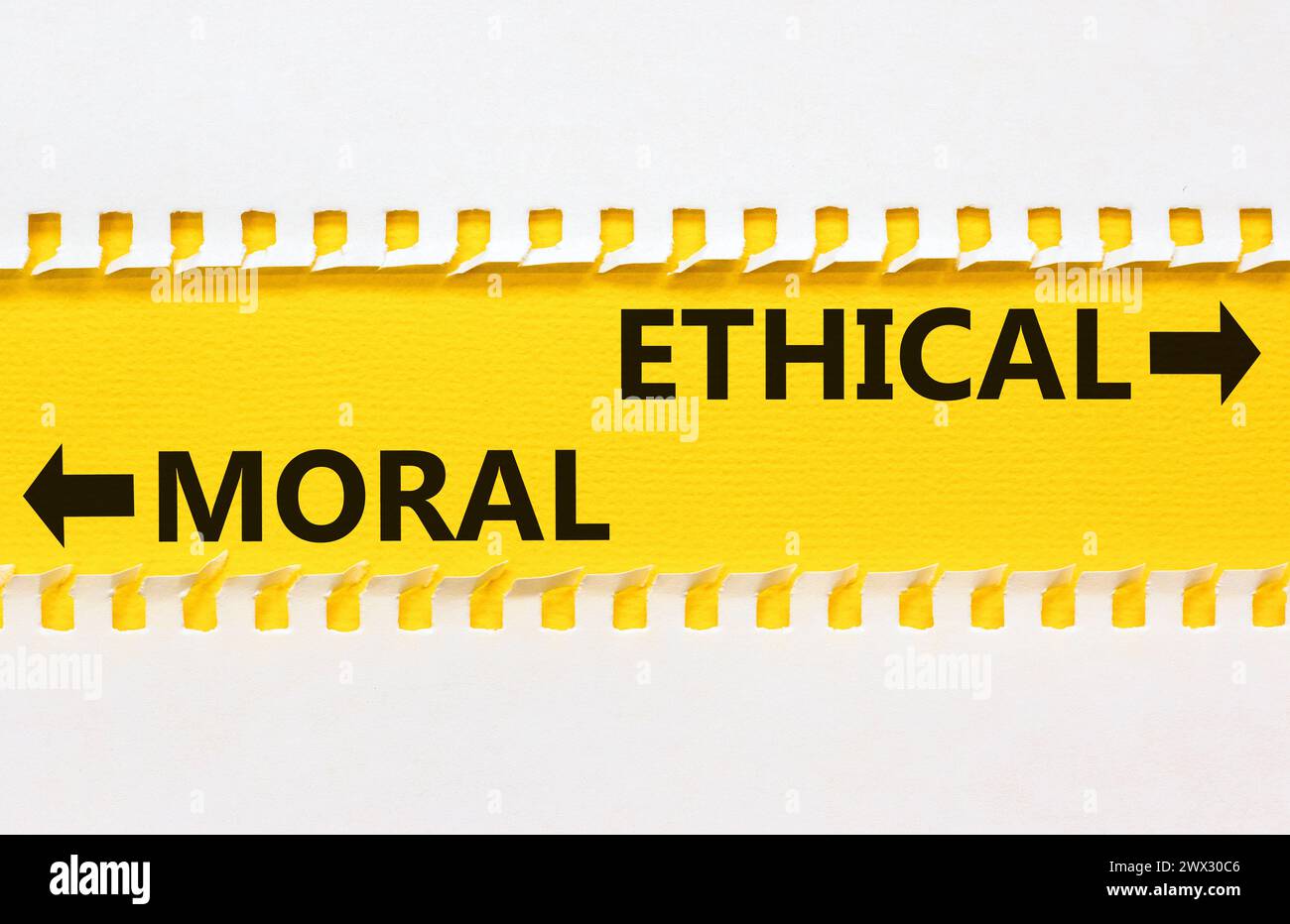 Ethical or moral symbol. Concept word Ethical or Moral on beautiful ...