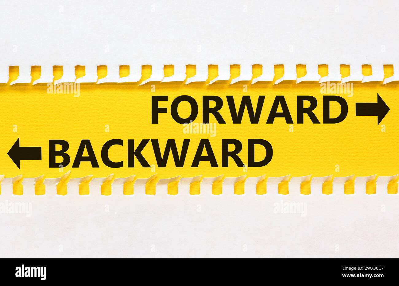 Forward or backward symbol. Concept word Forward or Backward on ...