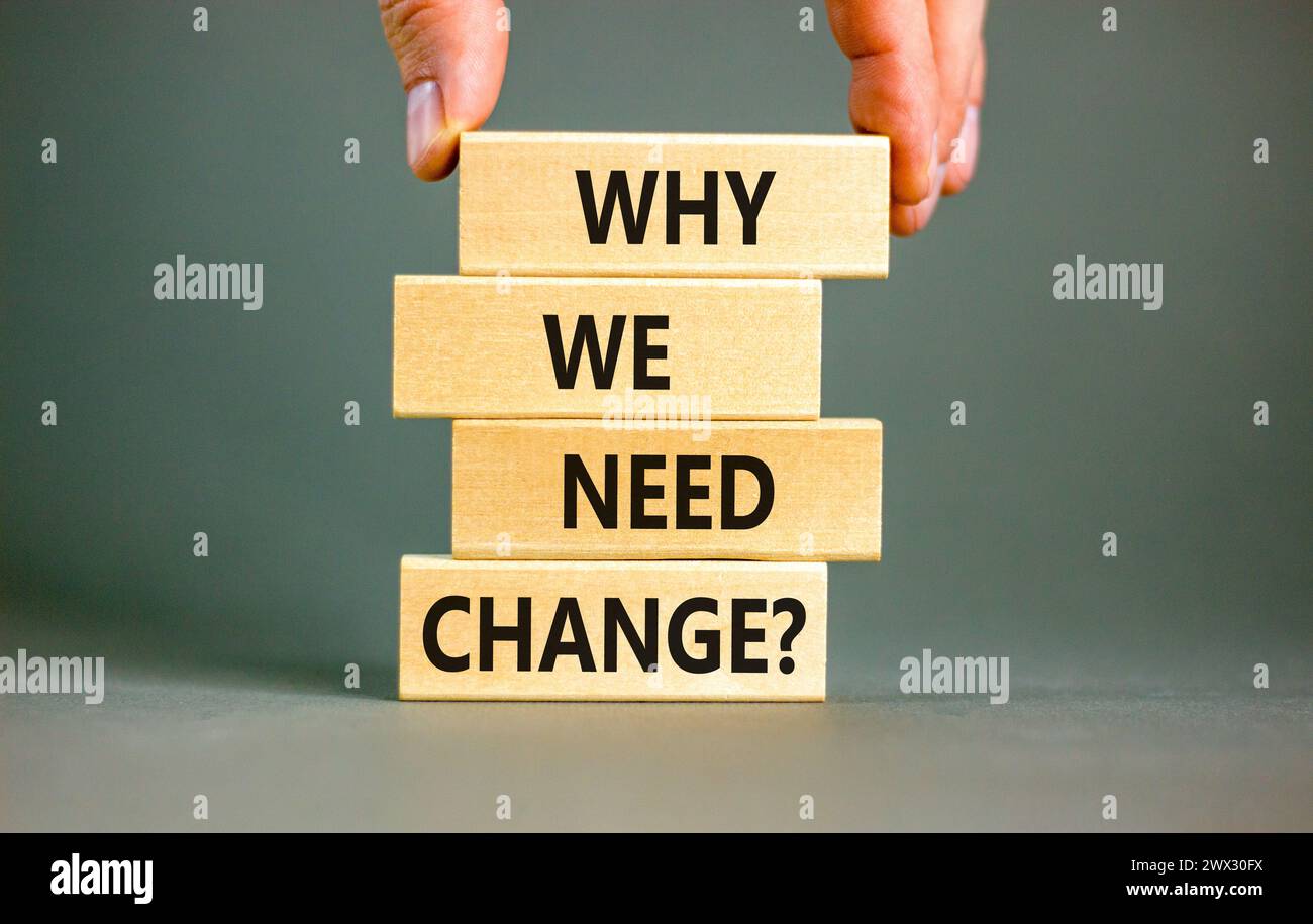 Why we need change symbol. Concept words Why we need change on ...