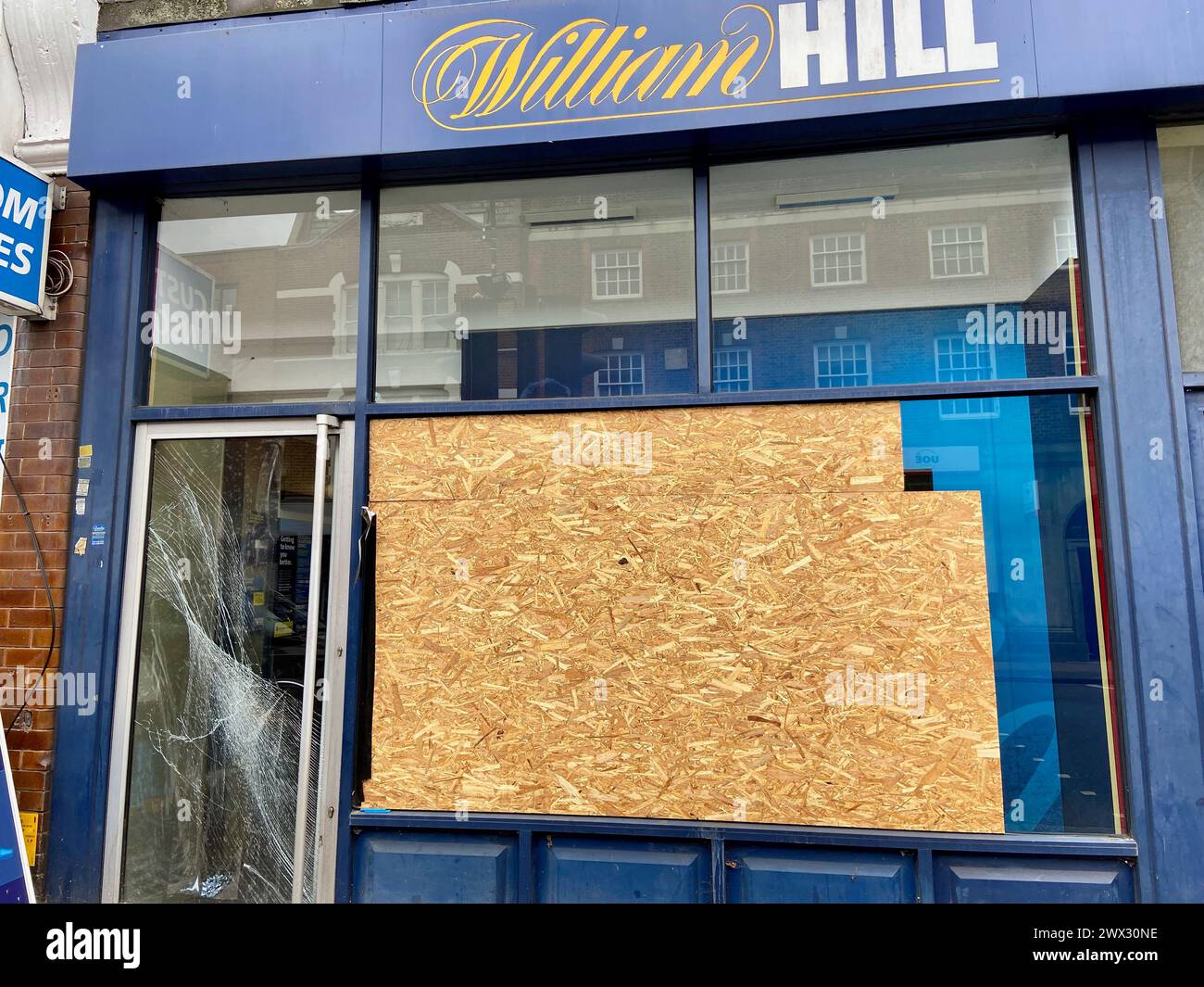 a william hill betting shop in muswell hill N10 london england with a ...