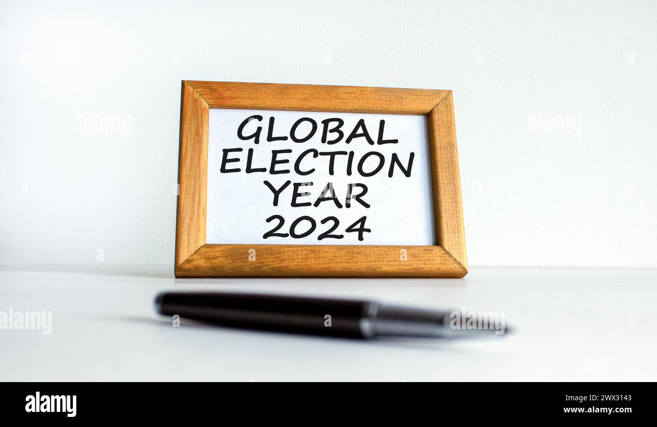 Global election year 2024 symbol. Concept words Global election year ...