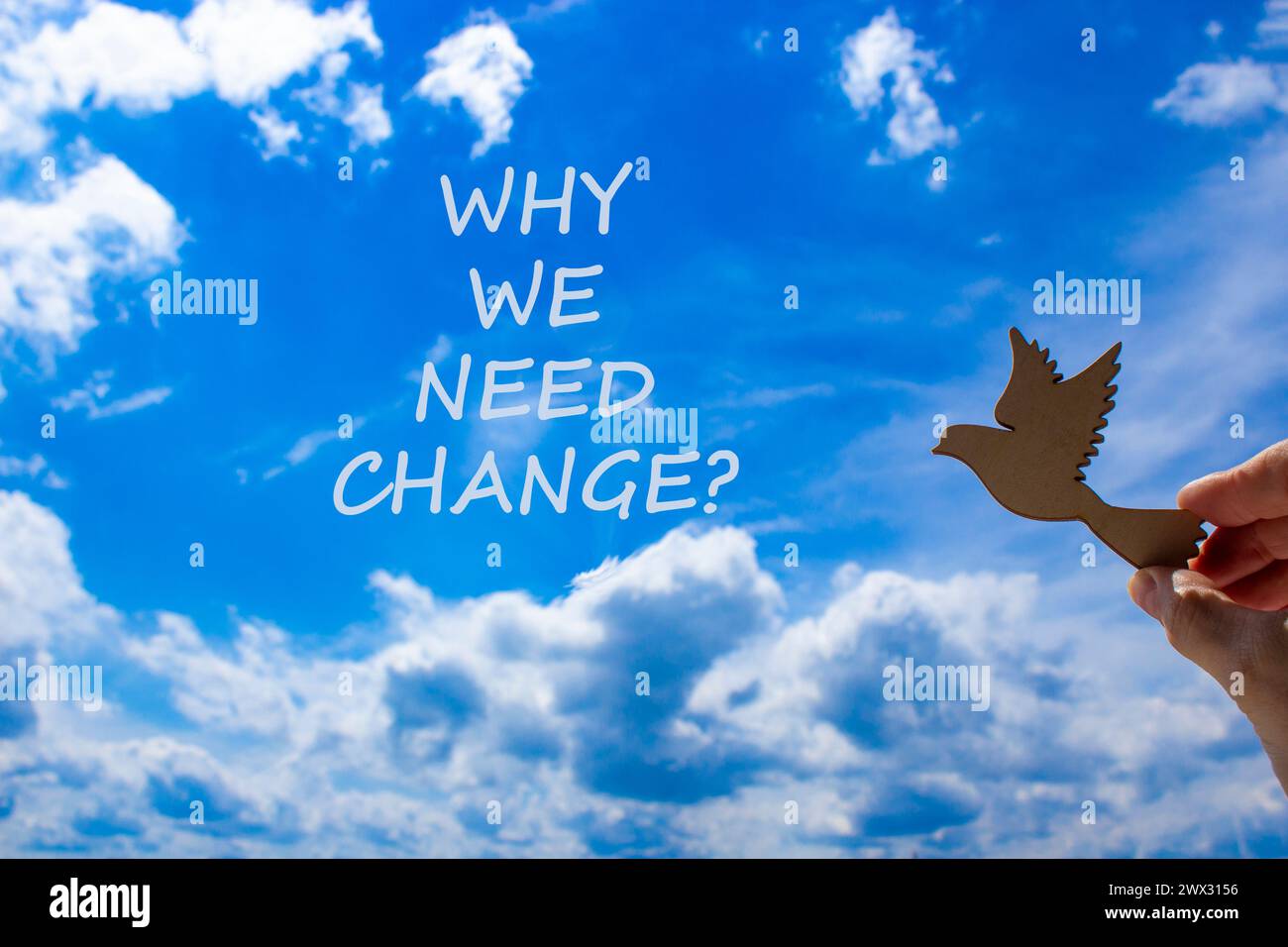 Why we need change symbol. Concept words Why we need change. Beautiful ...
