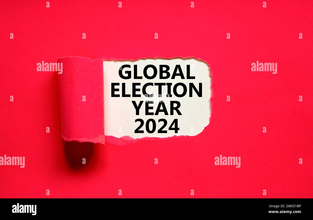Global election year 2024 symbol. Concept words Global election year ...