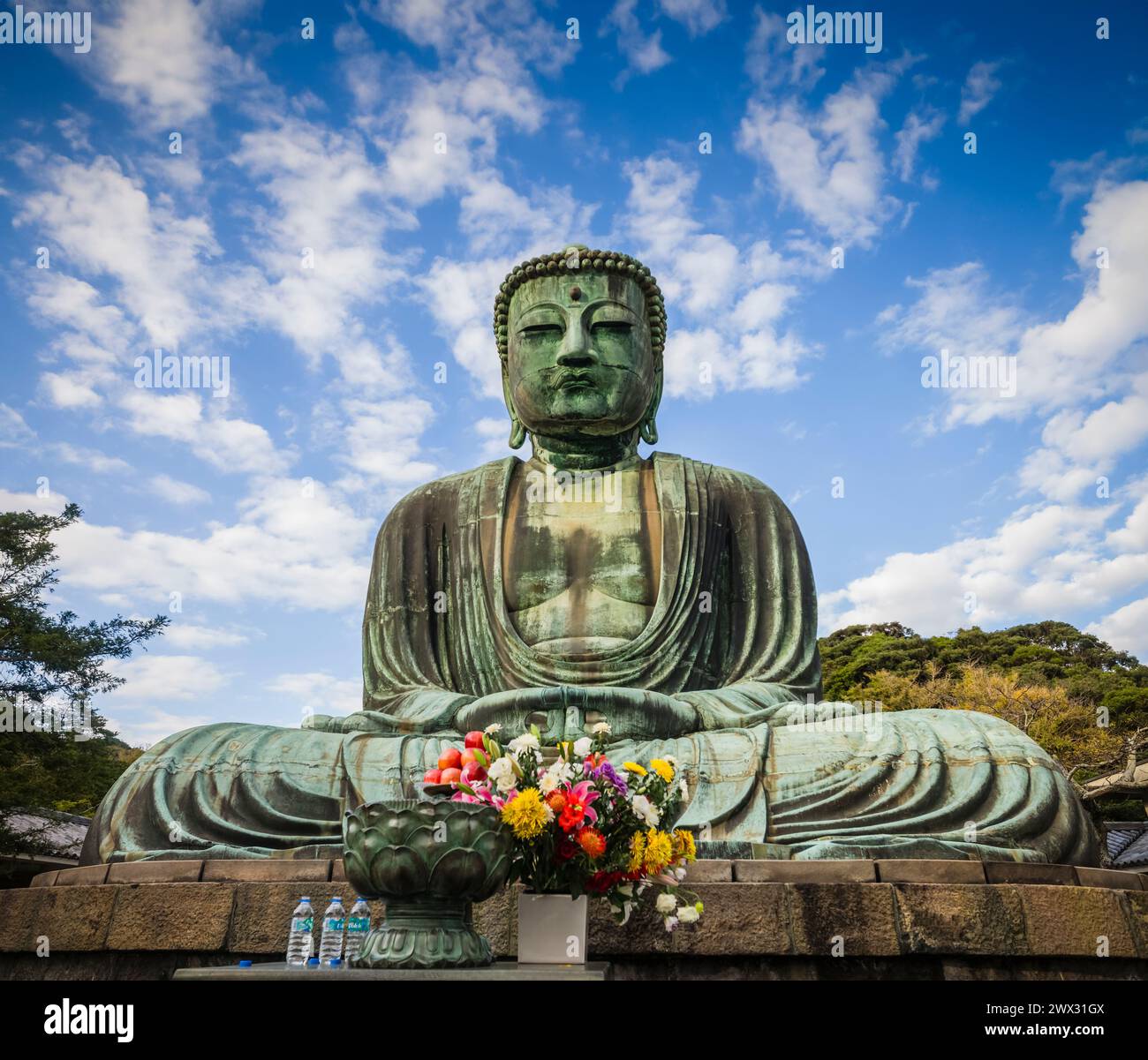 The giant Buddha of Kōtoku-in, Kamakura, Japan Stock Photo - Alamy