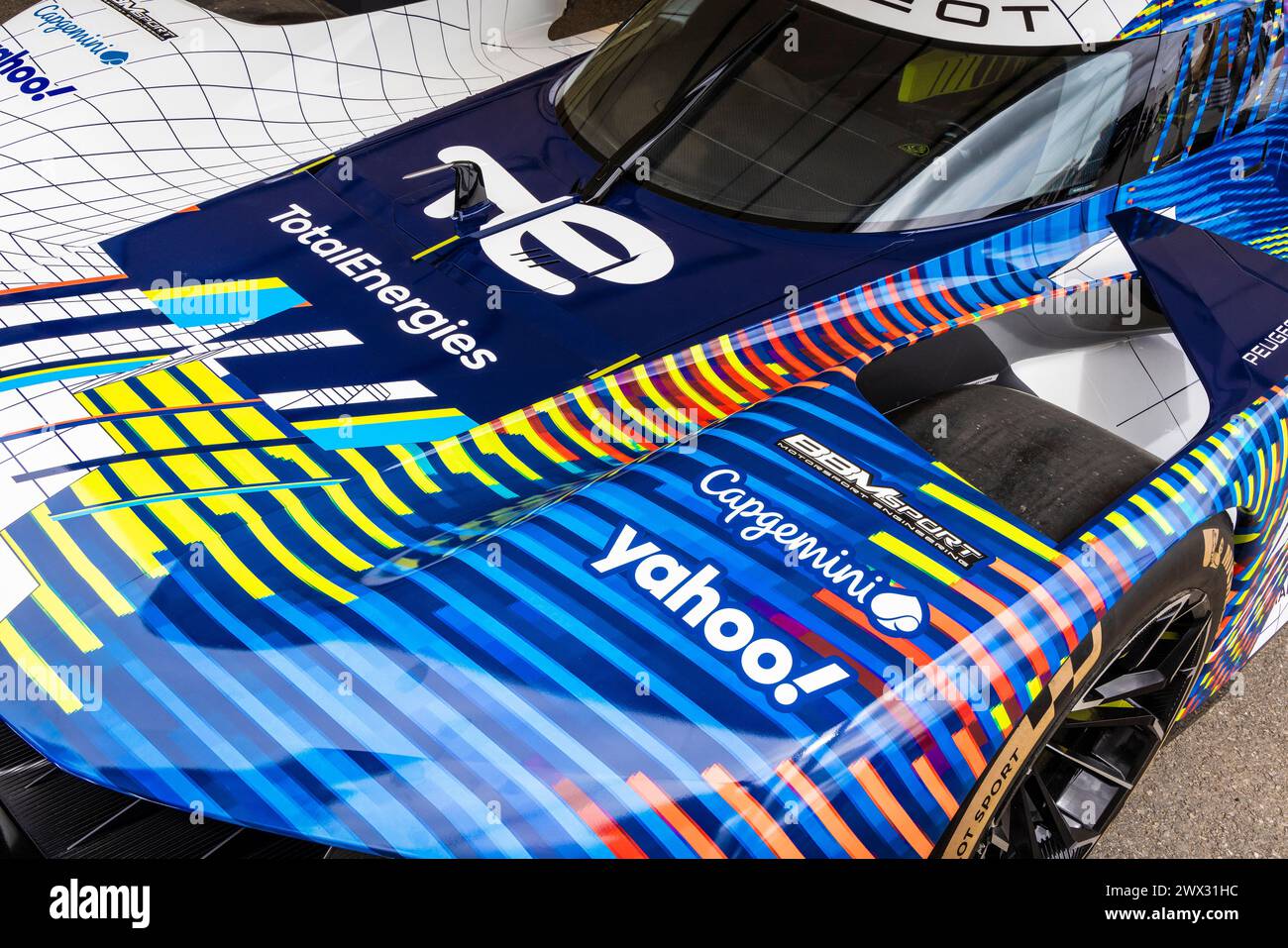 2023 Peugeot 9X8 sports prototype, Le Mans Hypercar Endurance Racer ...