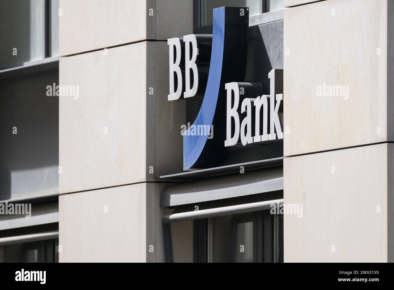 Dresden, Germany. 27th Mar, 2024. BB Bank is located at the bank ...