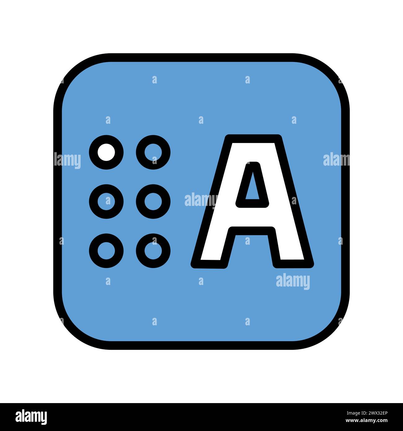 Braille translator Stock Vector Images - Alamy
