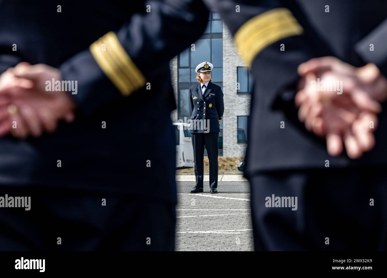 Kiel, Germany. 27th Mar, 2024. Frigate Captain Inka von Puttkamer ...