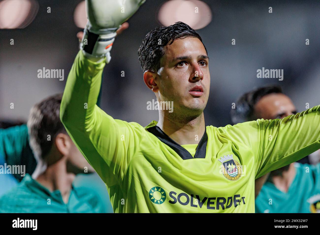 Jhonatan Siqueira during Liga Portugal game between SC Farense and Rio ...