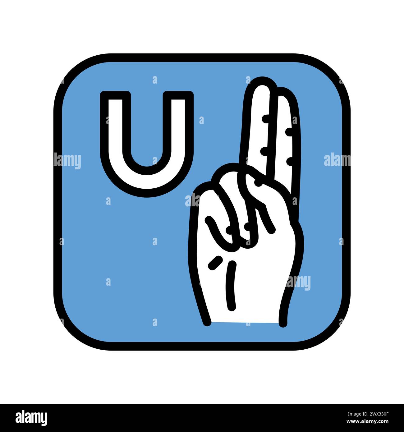 Sign Language interpreting color line icon. Web accessibility. Vector ...