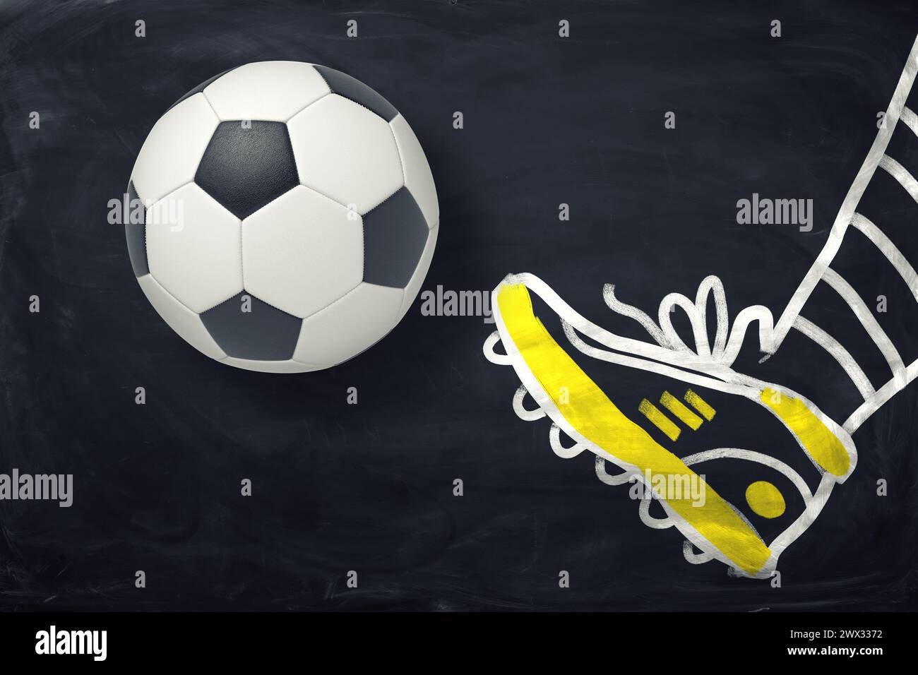 Soccer ball hitting net hi-res stock photography and images - Alamy