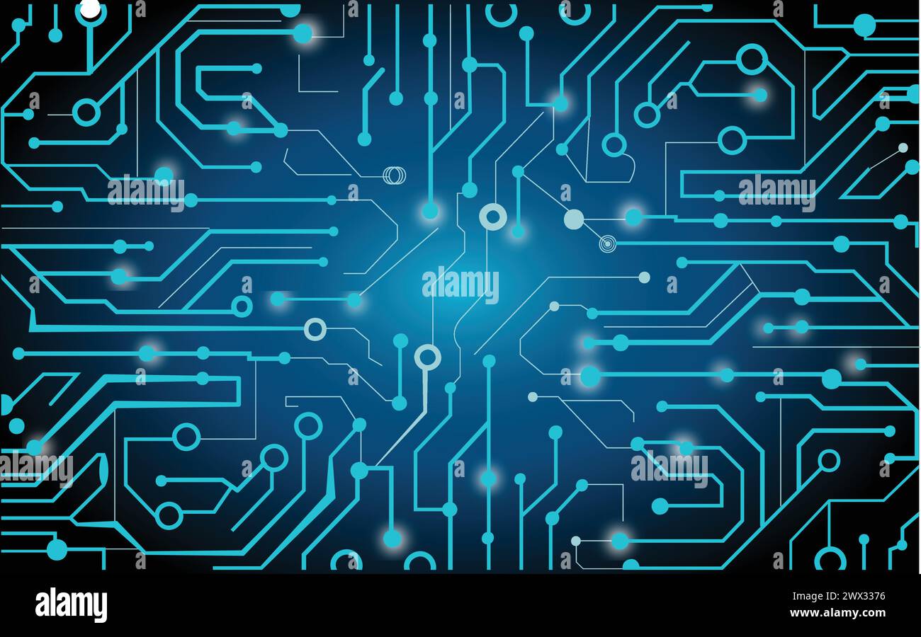 Abstract Circuit Board Background,100% vector illustration, fully ...