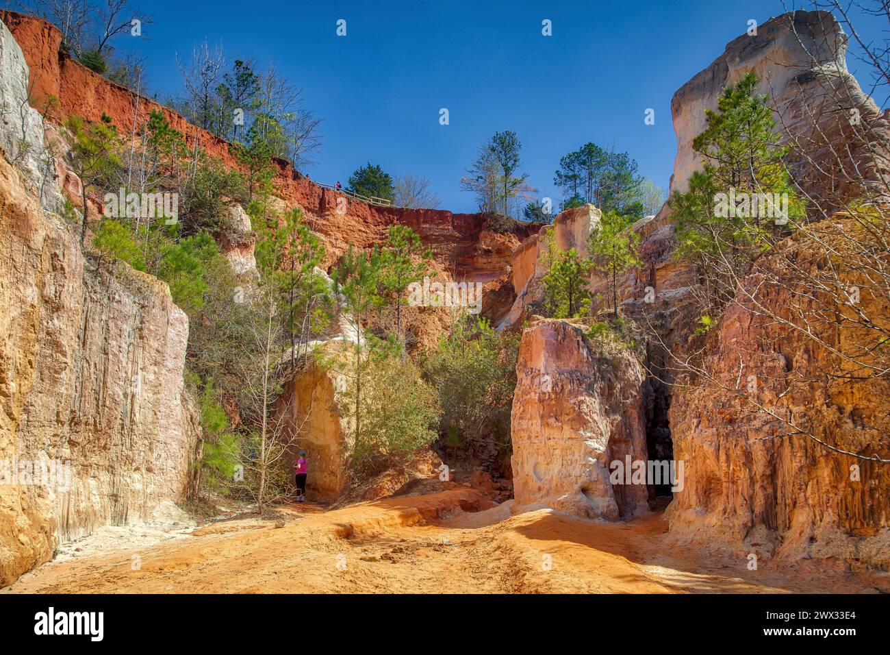 Providence Canyon State park Stock Photo - Alamy