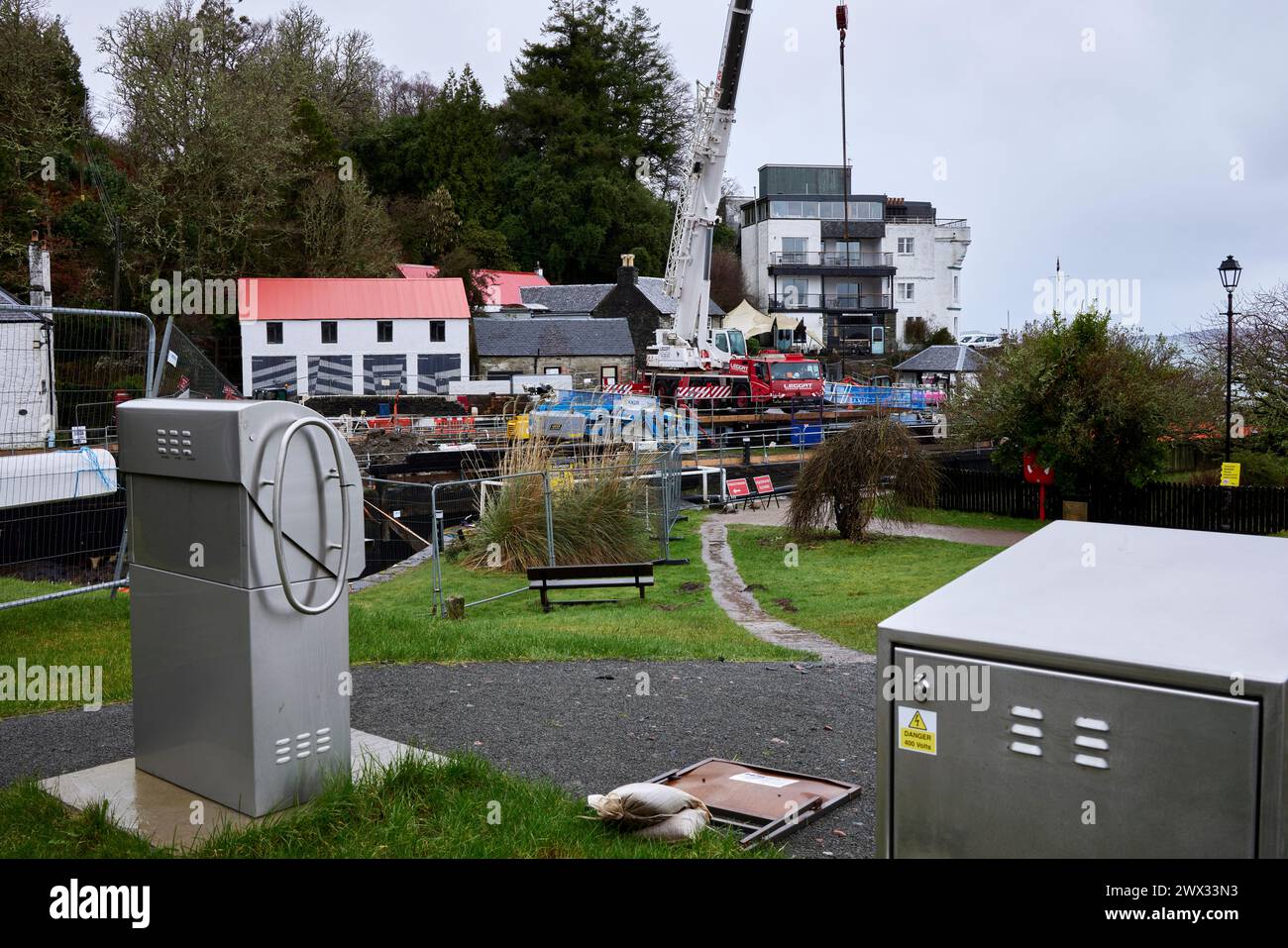 Major civil engineering works undertaken at the North Atlantic end of ...