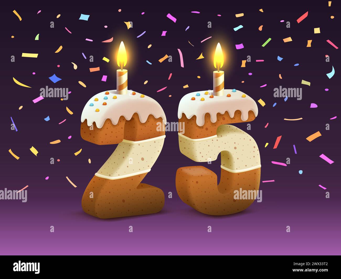 Happy Birthday, person birthday anniversary, Candle with cake in the ...