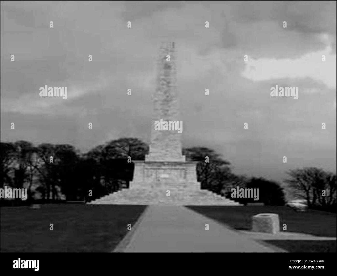 Robert Ross Monument, Rostrevor, County Down, Northern Ireland Stock ...