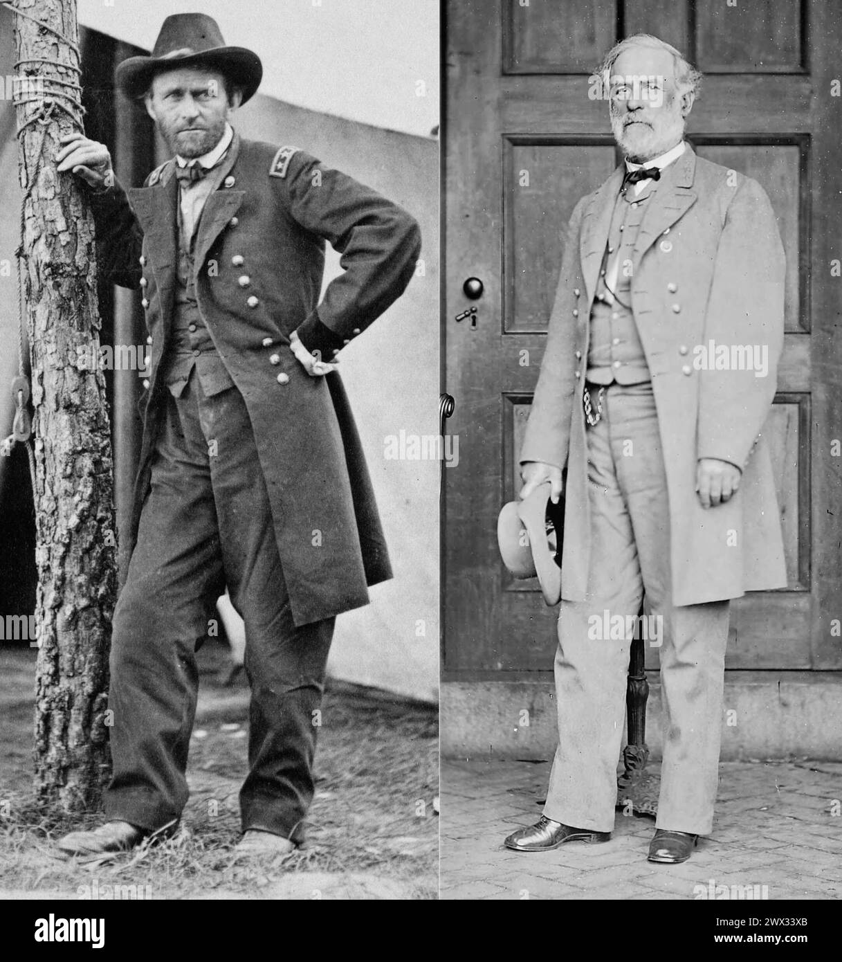 Robert lee ulysses grant hi-res stock photography and images - Alamy