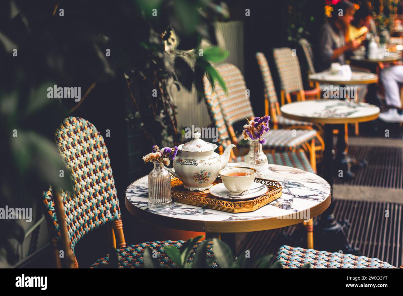 Luxury breakfast set hi-res stock photography and images - Alamy