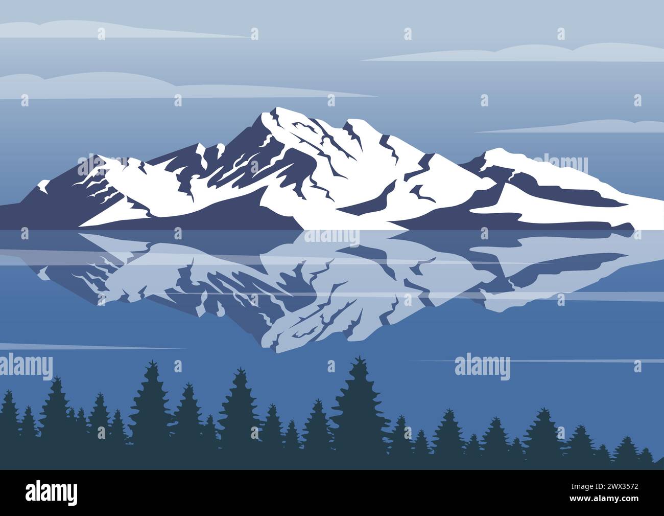 Bohemian forest national park Stock Vector Images - Alamy