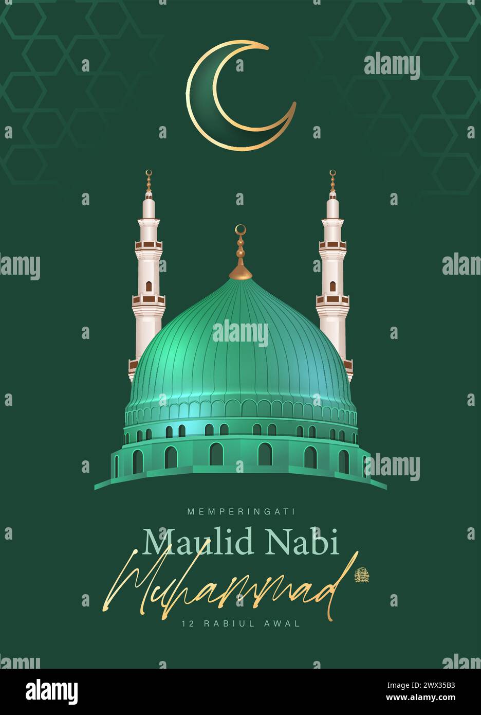 Translation : Happy Birthday of Prophet Muhammad. Milad un Nabi Mubarak ...