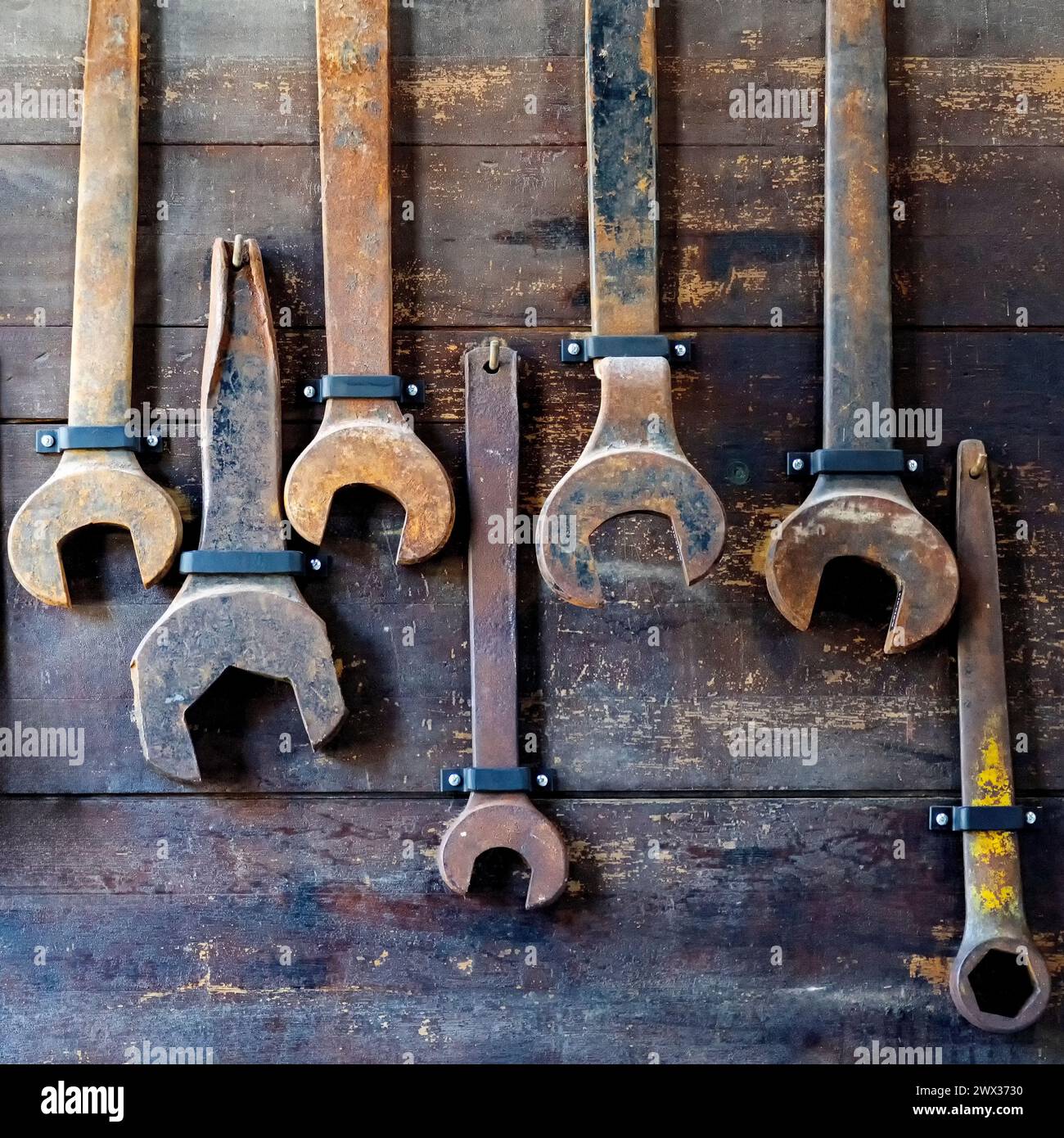 Old wrenches hi-res stock photography and images - Alamy