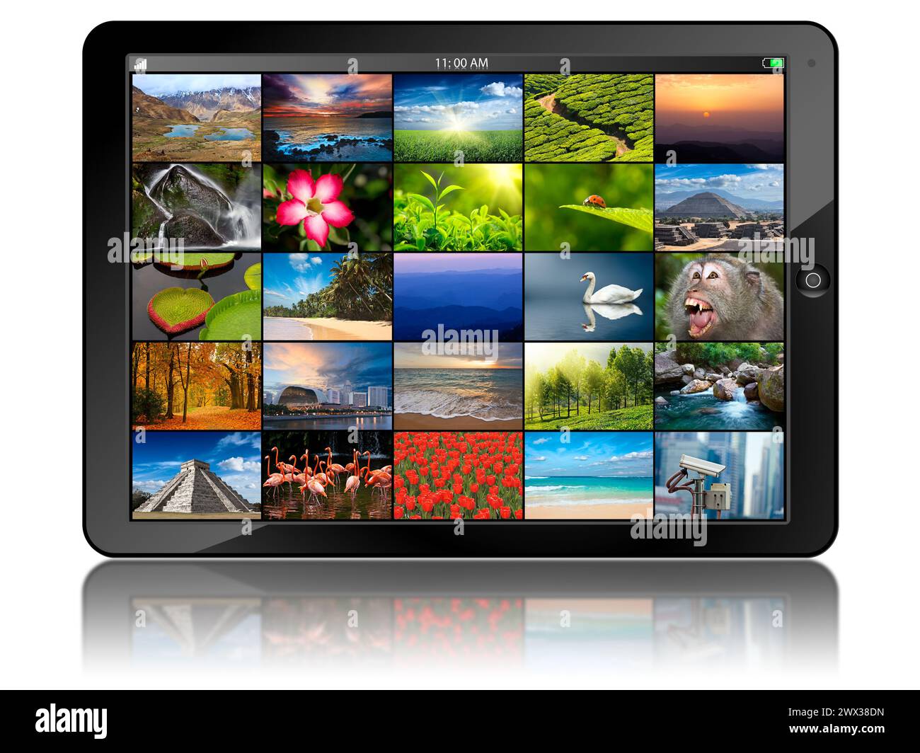 Widescreen tablet hi-res stock photography and images - Alamy