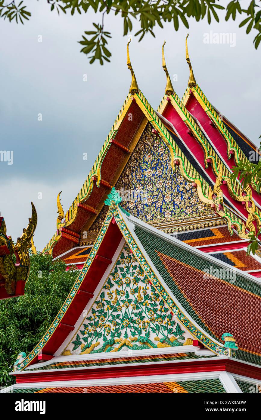 Ornate building at Wat Pho Temple, Buddhism, religion, world religion ...
