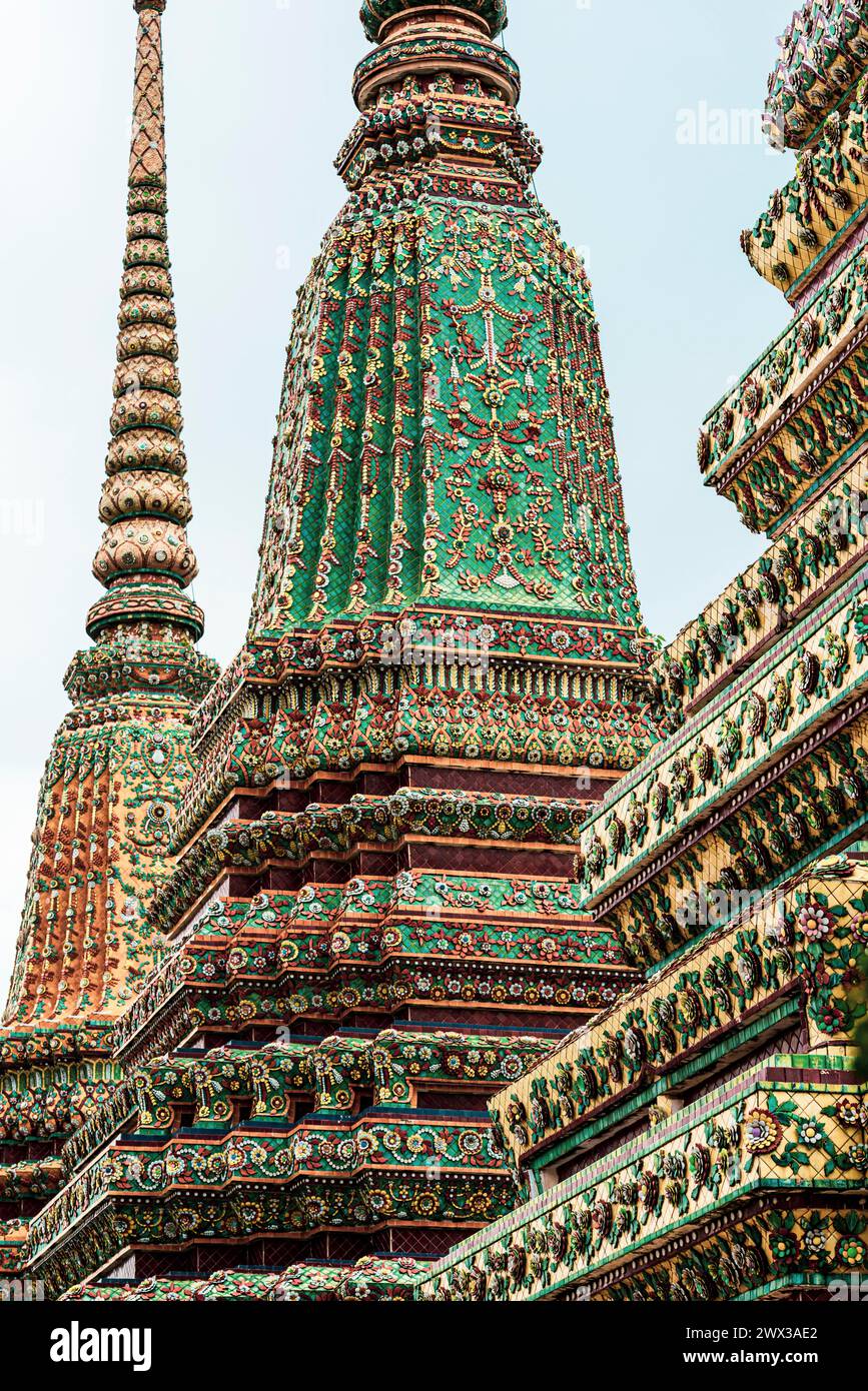 Ornate building at Wat Pho Temple, Buddhism, religion, world religion ...