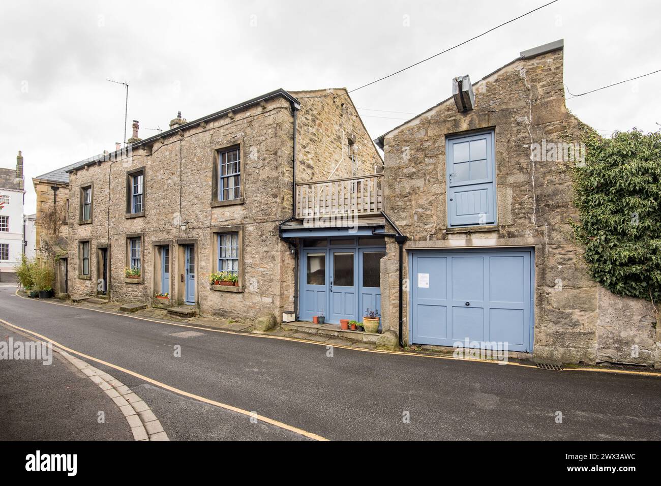 One of several slightly quirky settle properties hi-res stock ...