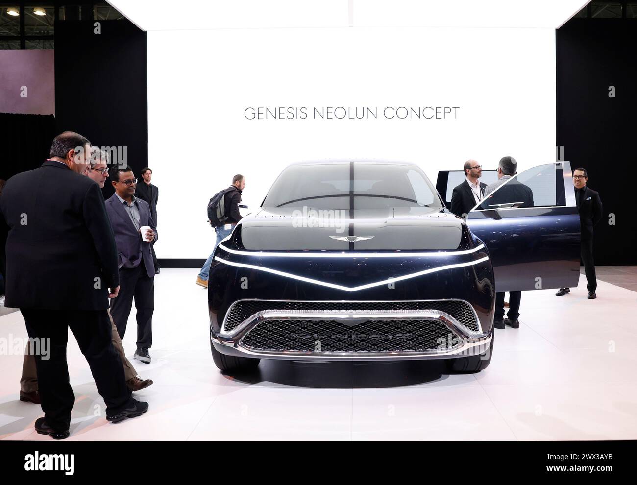 New York, United States. 27th Mar, 2024. A Genesis Neolun Concept Car ...