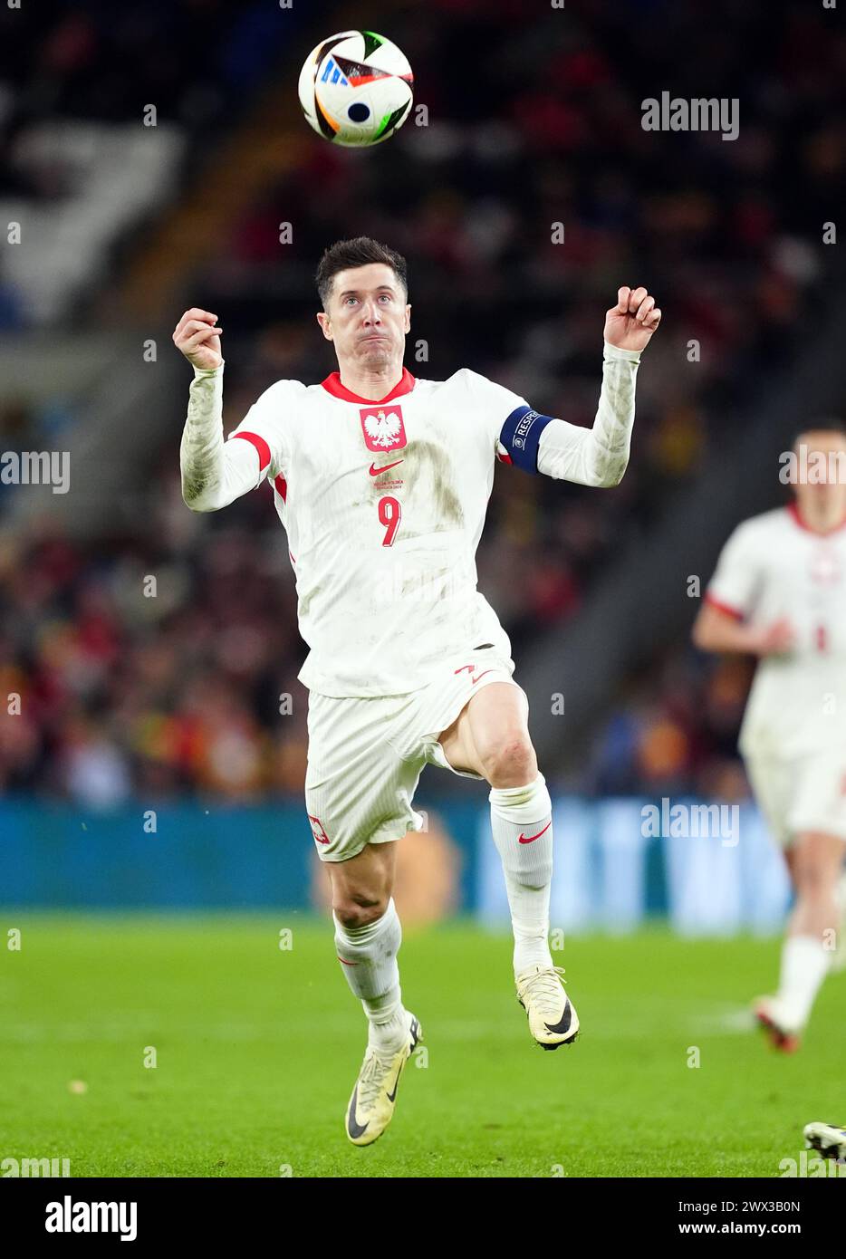 Poland's Robert Lewandowski during the UEFA Euro 2024 Qualifying play ...