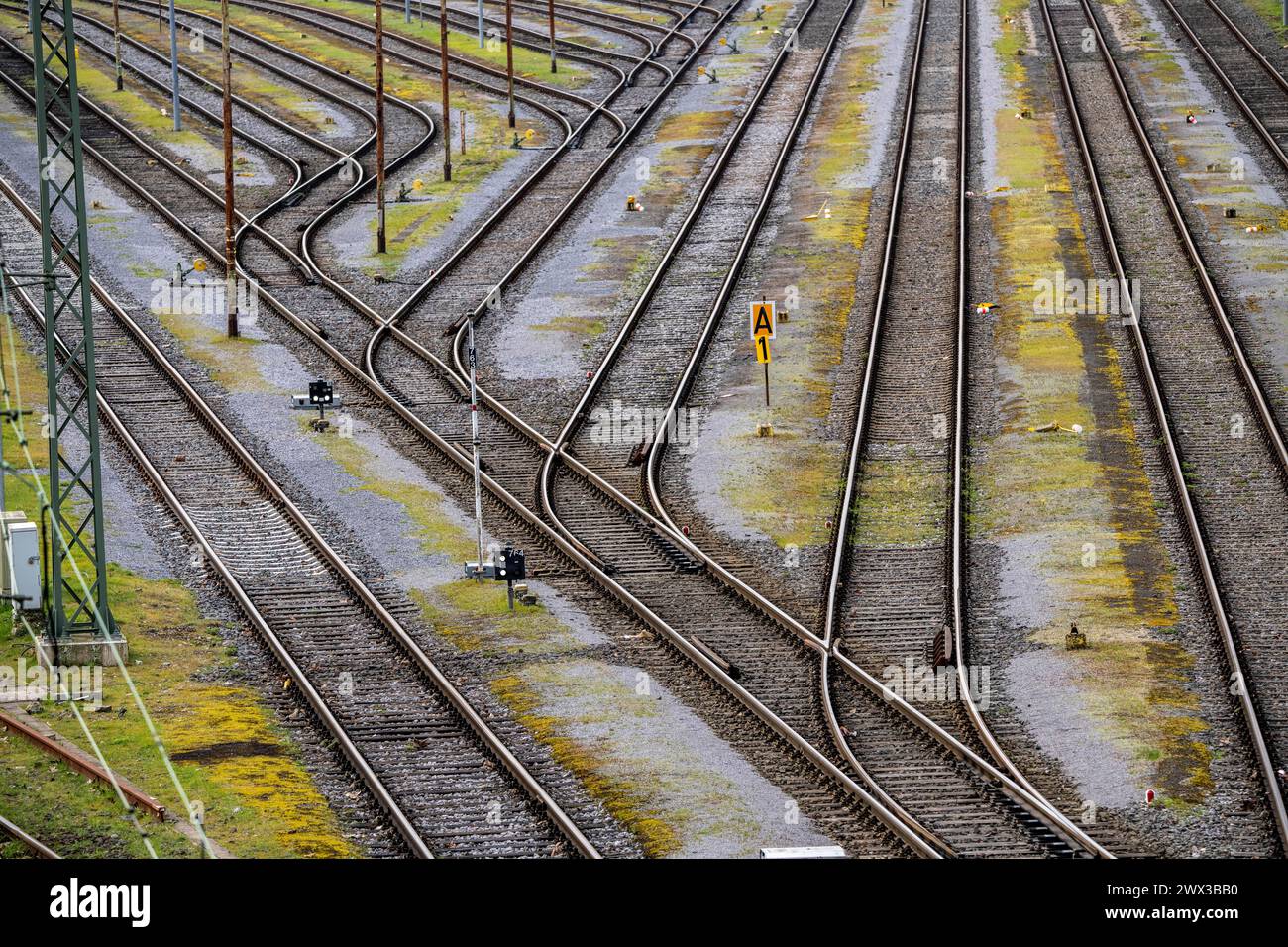 Track systems, shunting tracks, sidings, branches, the Mülheim-Styrum ...