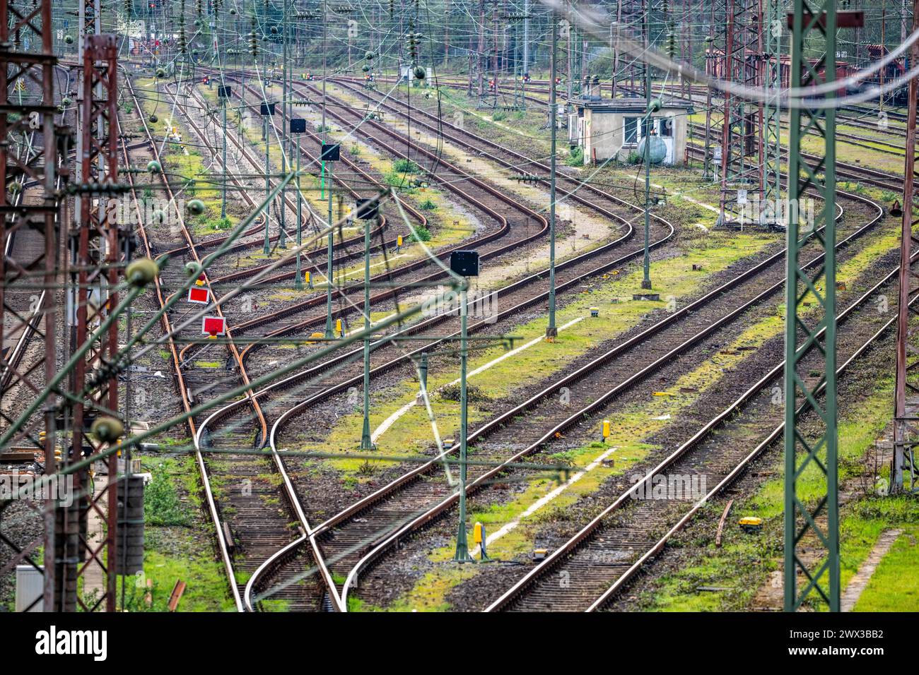 Track systems, shunting tracks, sidings, branches, the Mülheim-Styrum ...